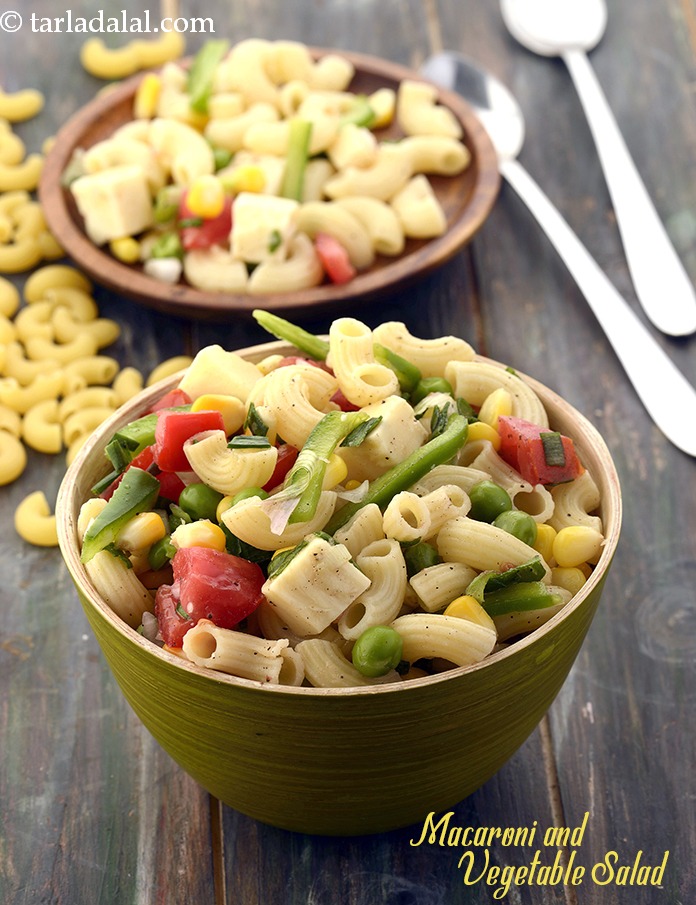 how to prepare vegetable macaroni salad